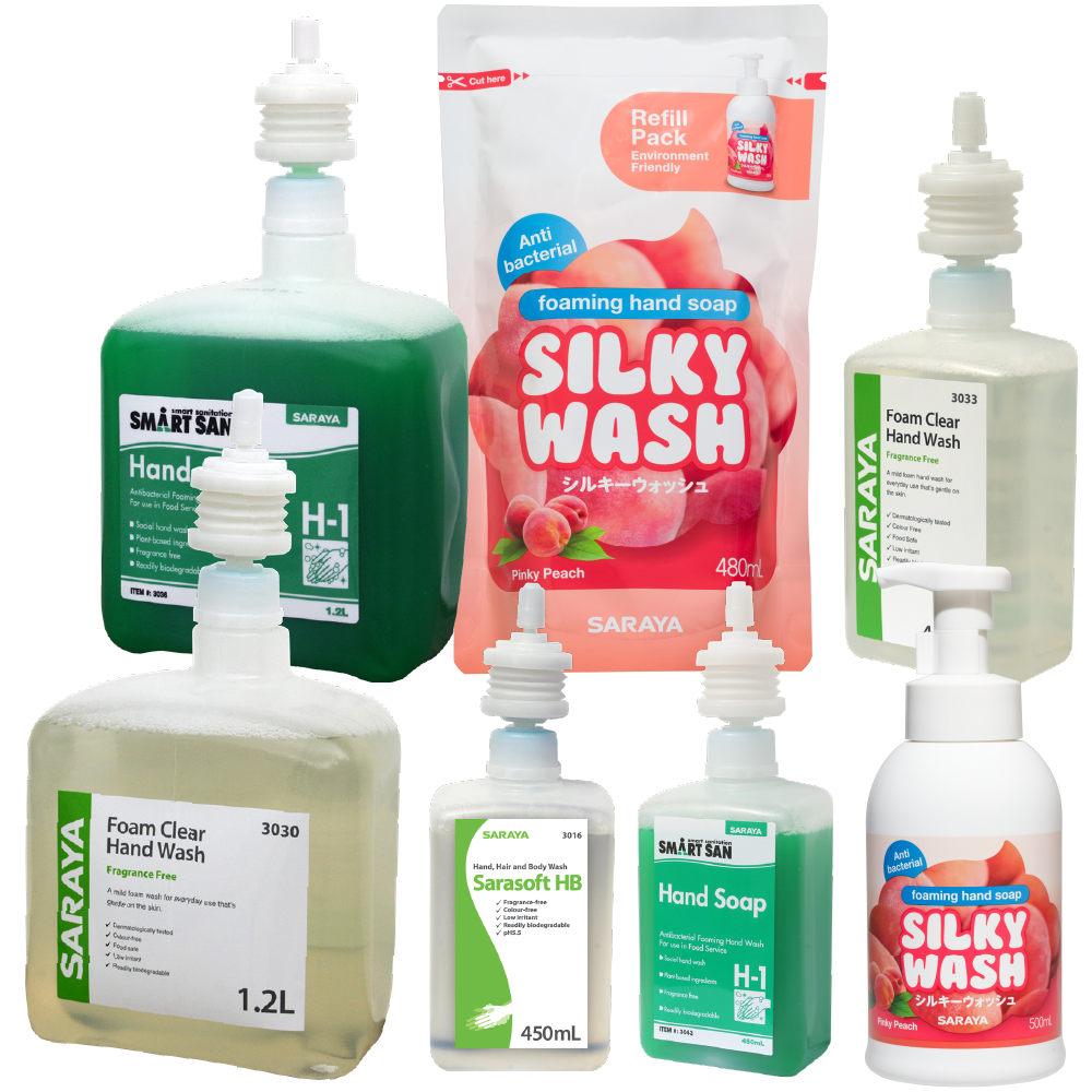 Saraya Solutions: Hand & Surface Hygiene, Dispensers, Soap & Sanitiser
