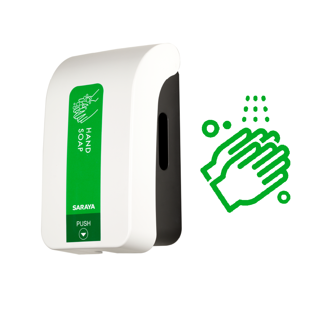 SARAYA GMD Foam Soap Refillable Manual Dispenser Starter Kit – Saraya ...