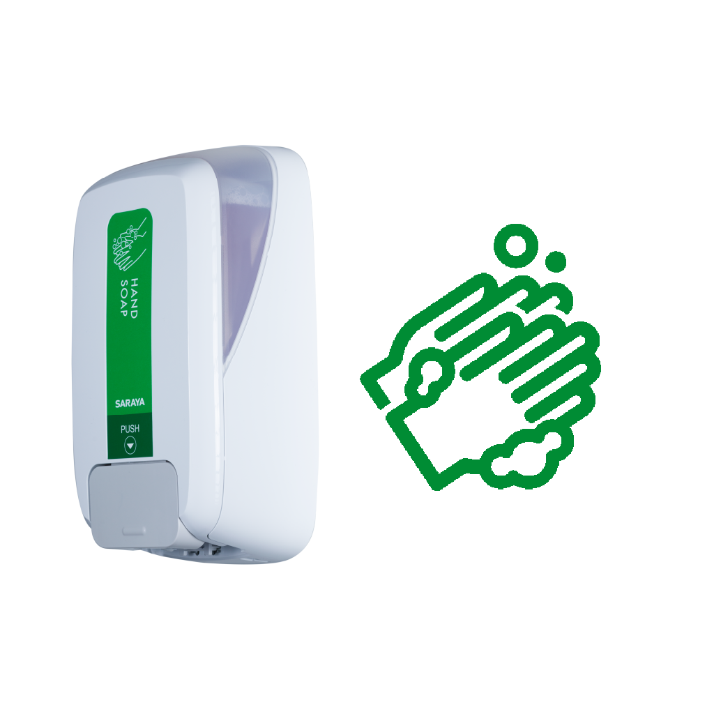 SARAYA MD-1600 Foam Soap Manual Dispenser Starter Kit – Saraya Solutions