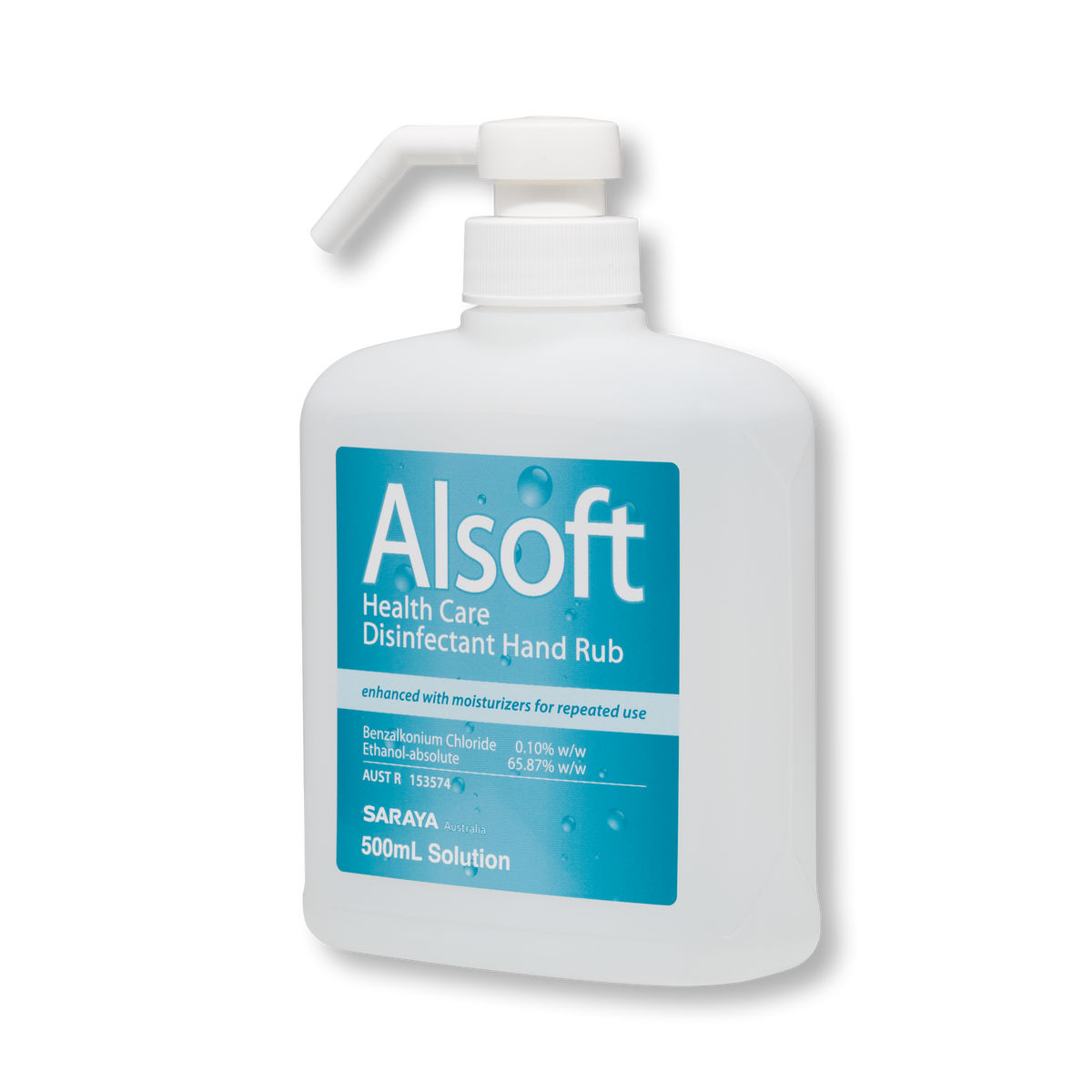 Alsoft Health Care Disinfectant Hand Rub 72% v/v TGA approved 500mL ...