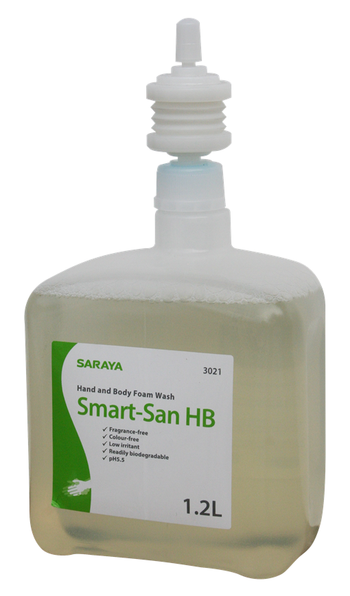 Smart-San HB Hand and Body Foam Wash 1.2L (Dispenser Required) – Saraya ...
